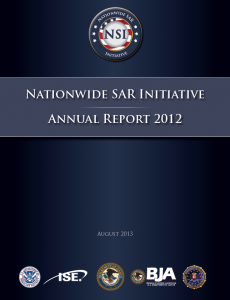 Nationwide Suspicious Activity Reporting (SAR) Initiative Annual Report ...
