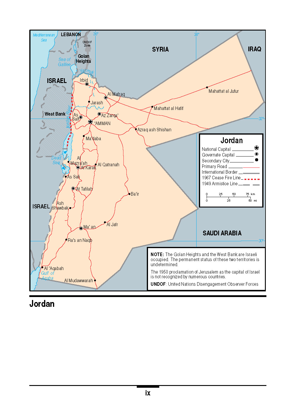 Marine Corps Intelligence Activity Jordan Country Handbook | Public ...