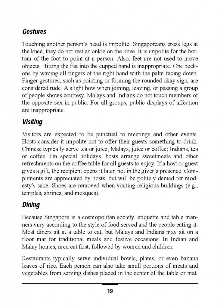 Marine Corps Intelligence Activity Singapore Country Handbook | Public Intelligence