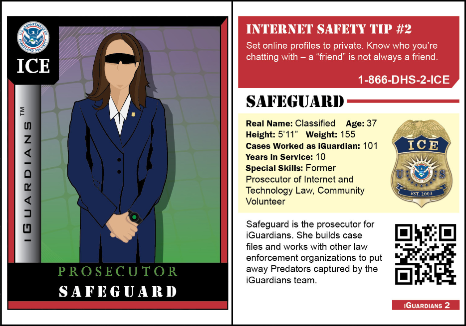 Immigration and Customs Enforcement iGuardians Trading Card Series ...