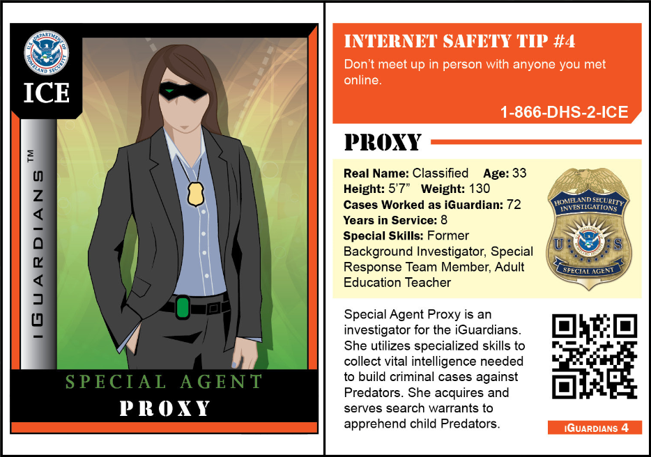 Immigration and Customs Enforcement iGuardians Trading Card Series ...