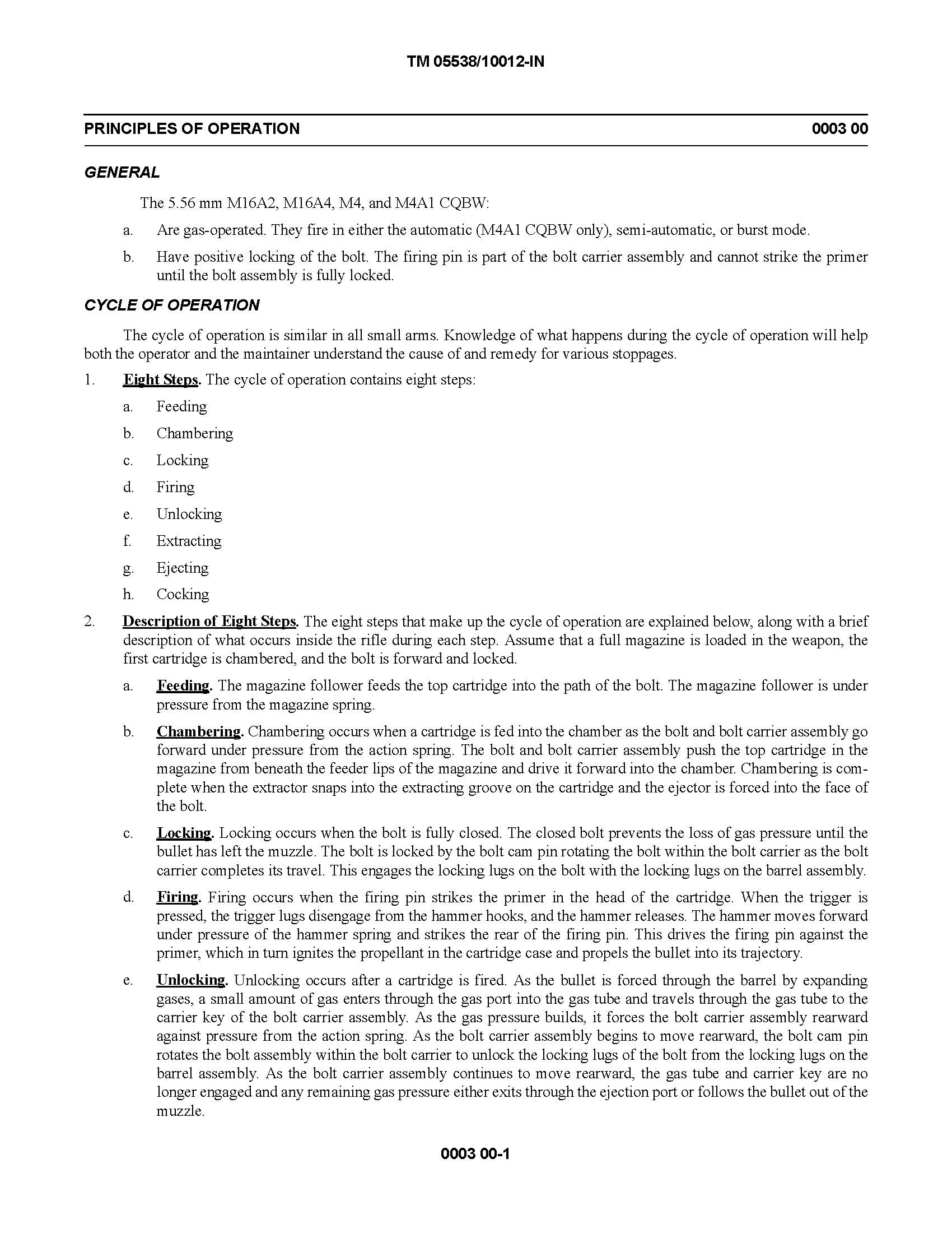 (U//FOUO) U.S. Marine Corps M16/M4 Maintenance Manual | Public Intelligence