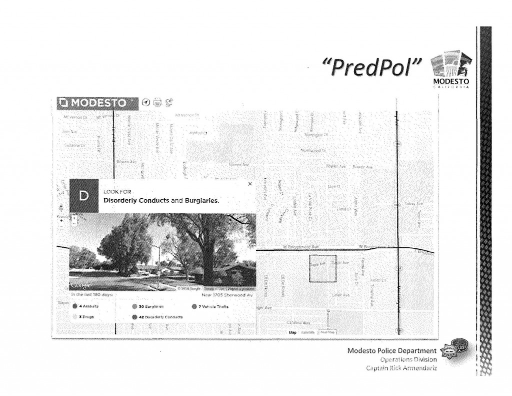 Modesto Police Department Correspondence with Predictive Policing ...