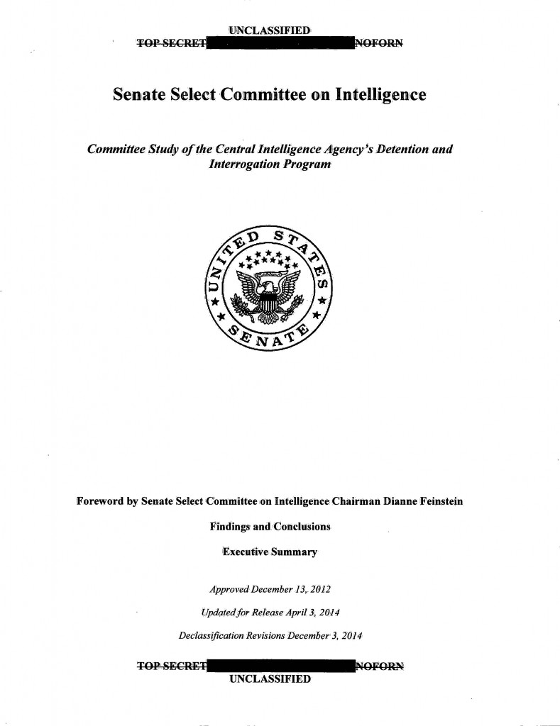 Senate Select Committee on Intelligence Study of the CIA Detention and ...