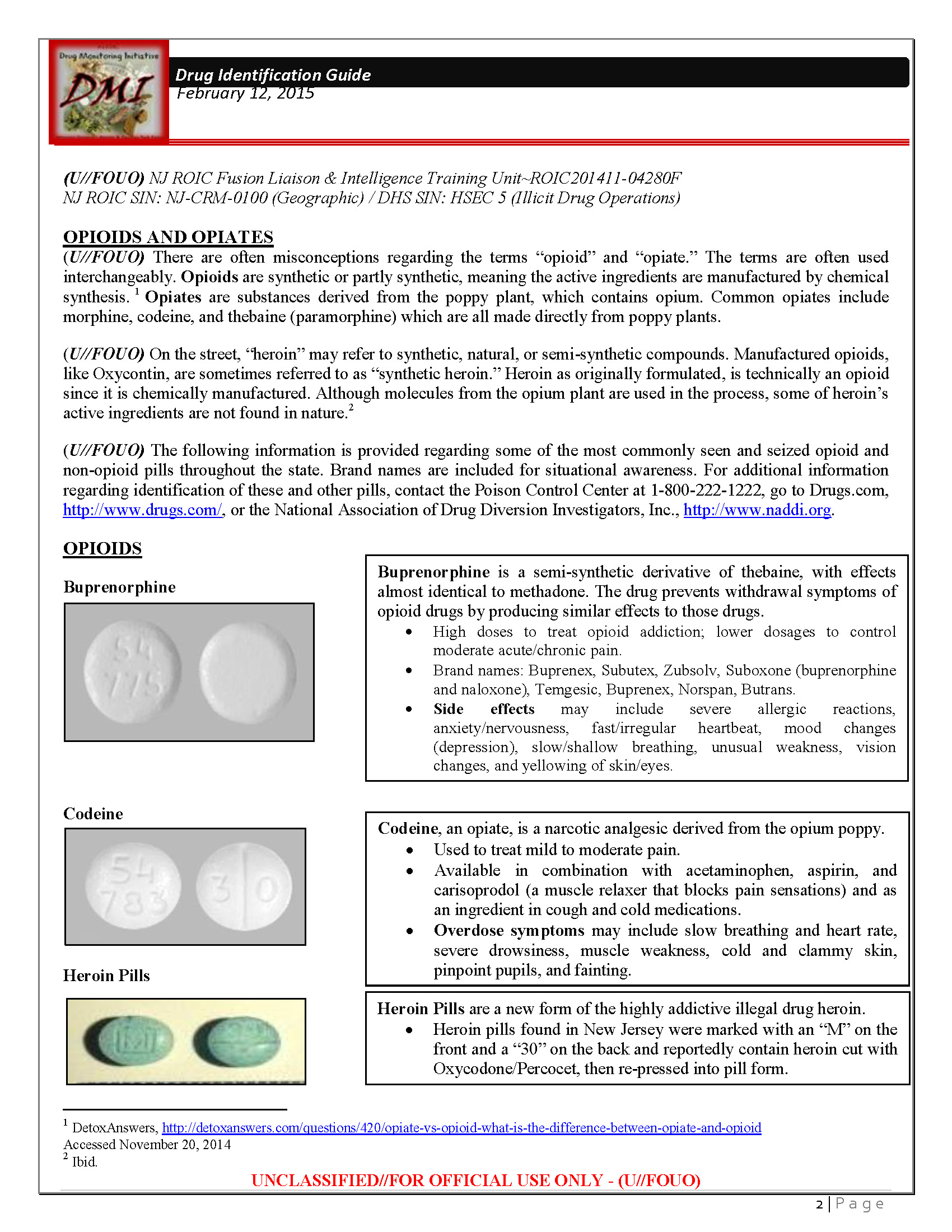 (U//FOUO) New Jersey Fusion Center Drug Monitoring Initiative (DMI ...