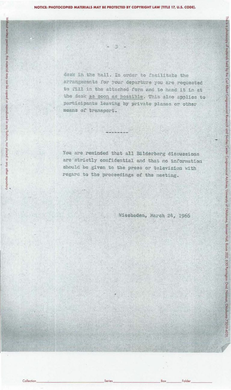 Senator Fred Harris Correspondence, Handwritten Notes Related to 1966 ...